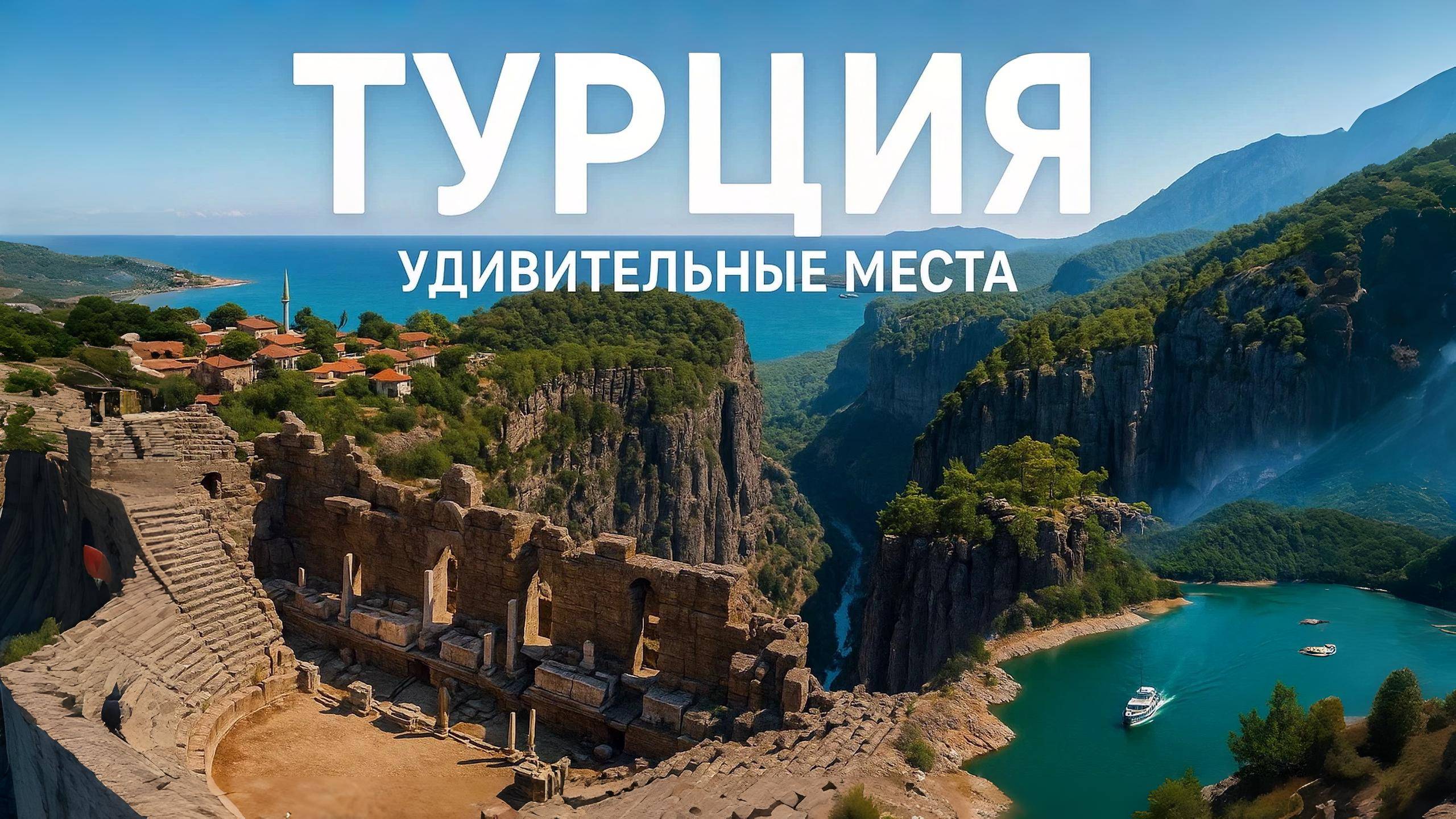Удивительные места ТУРЦИИ, которые Вы должны увидеть!