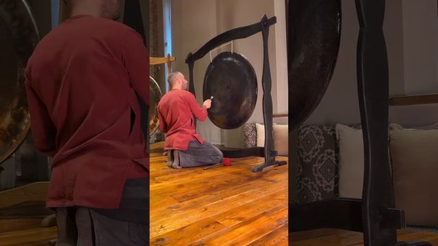 Звучание титанового гонга ручной работы | Слушать в наушниках 🎧| Александр Демидов