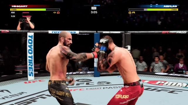 Алекс Волкановски против Илии Топурии Рейтинговые бои в UFC5 онлайн с дикими комментами!