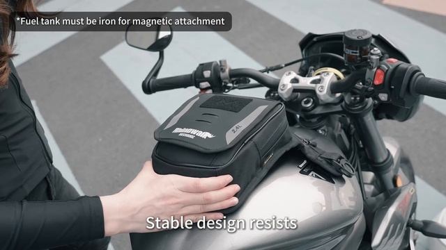 RhinoWalk MJX2008 Набедренная сумка с магнитным креплением на топливный бак серии MECHANIC