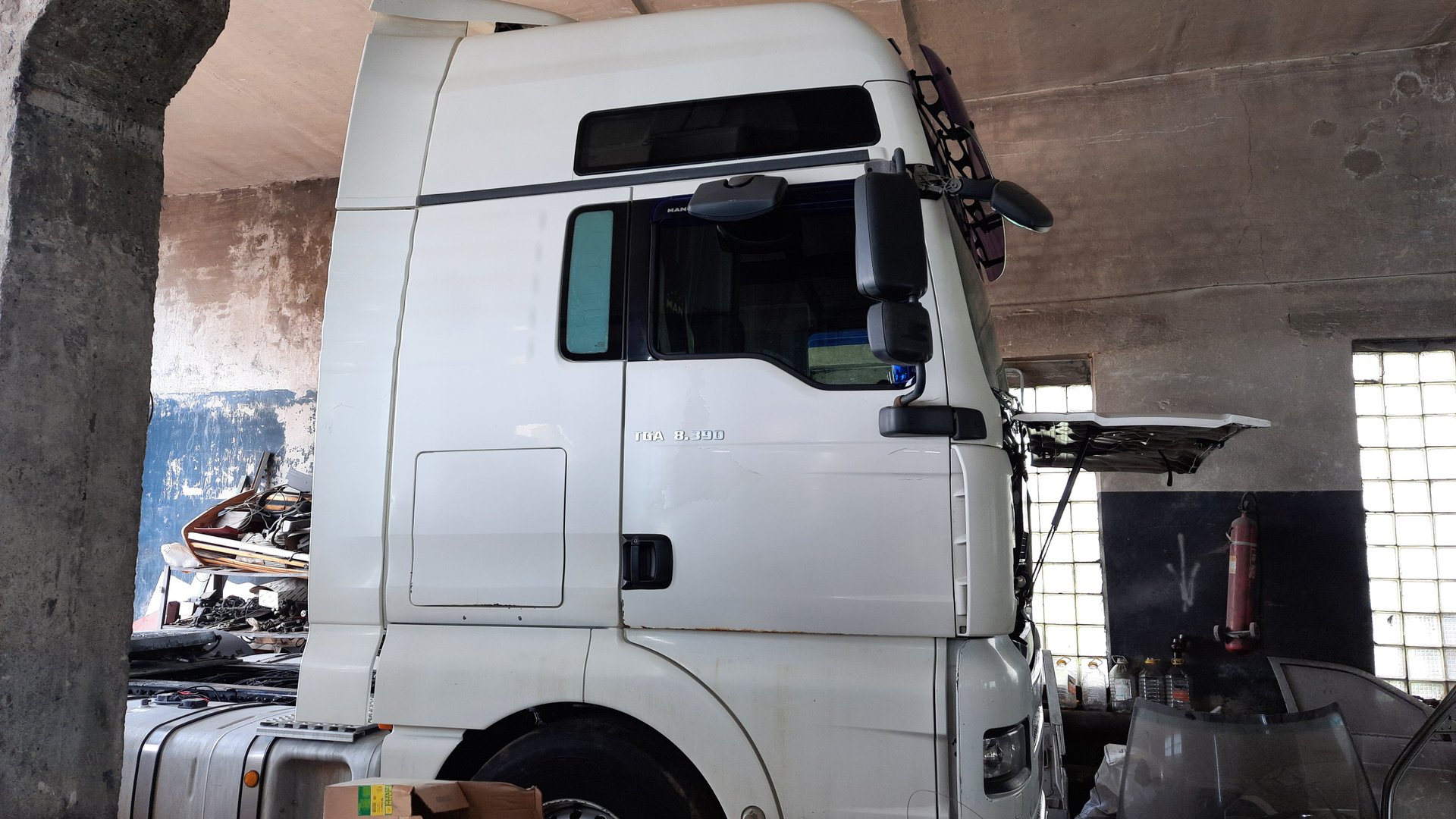 Как отрегулировать схождение MAN TGA