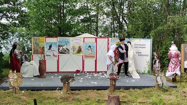 Заяц, косач, медведь и Дед Мороз. Праздник на берегу озера Боровно