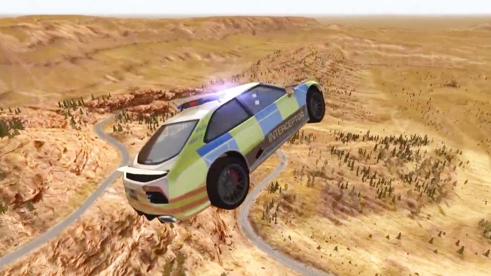 Машина не самолет Если взлетит сразу упадет Игровые мультики для мальчиков про машинки тачки BeamNG