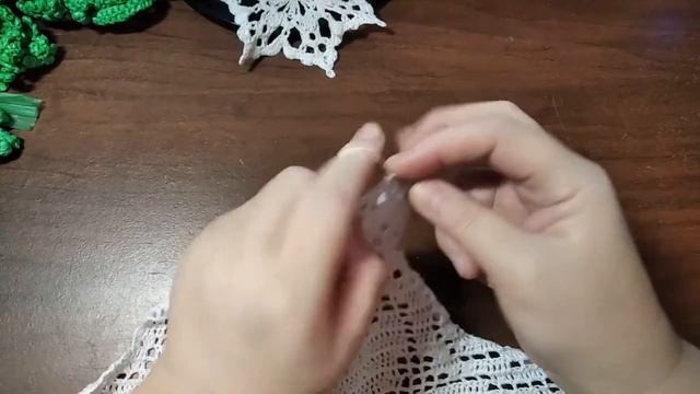 Красивенная салфетка Нарцисс вязанная крючком !