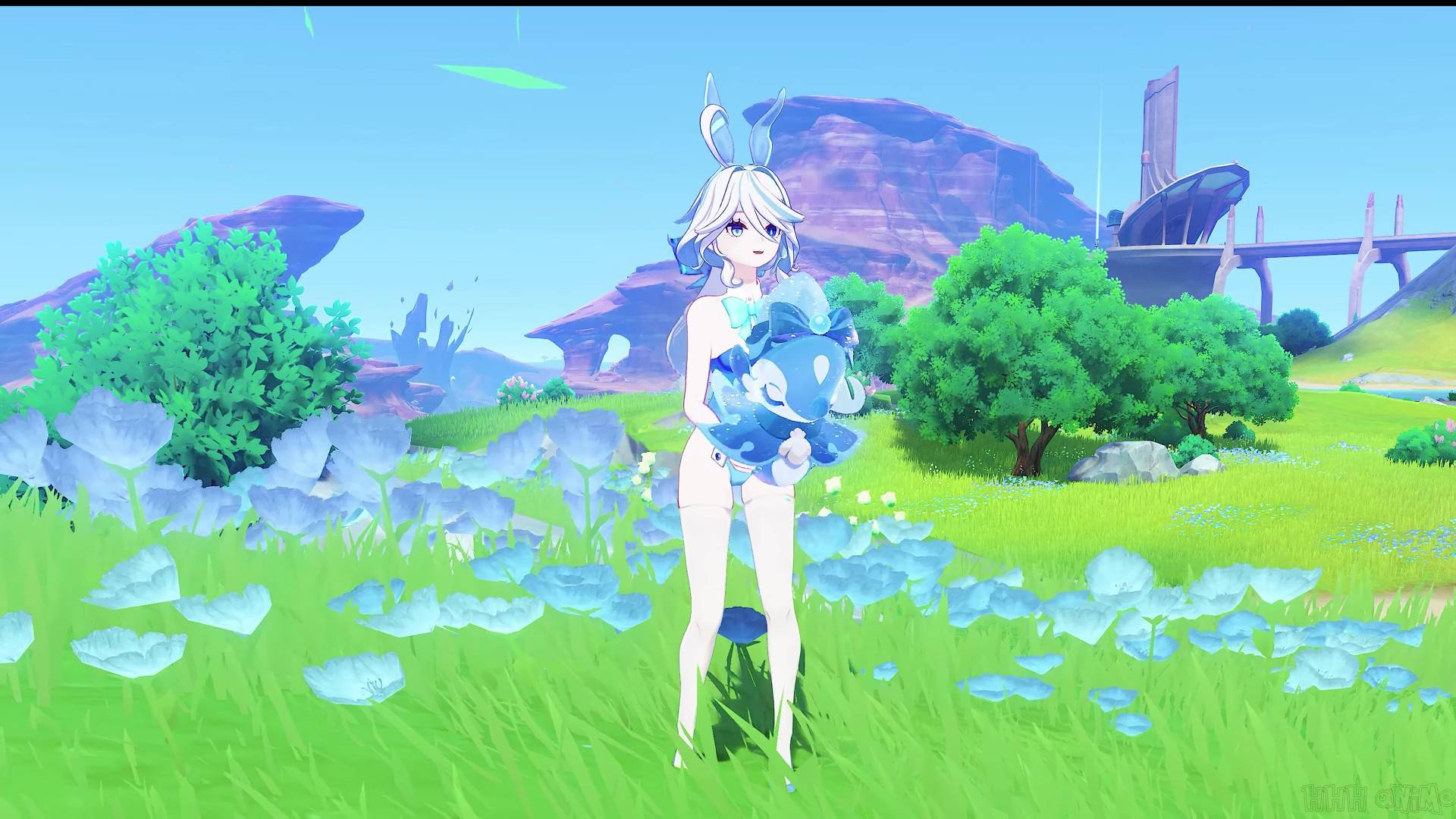 Зайка Фурина на прогулке【Genshin Impact】МОД