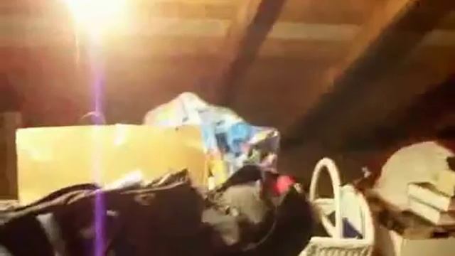 Полтергейст на чердаке. Реальное видео