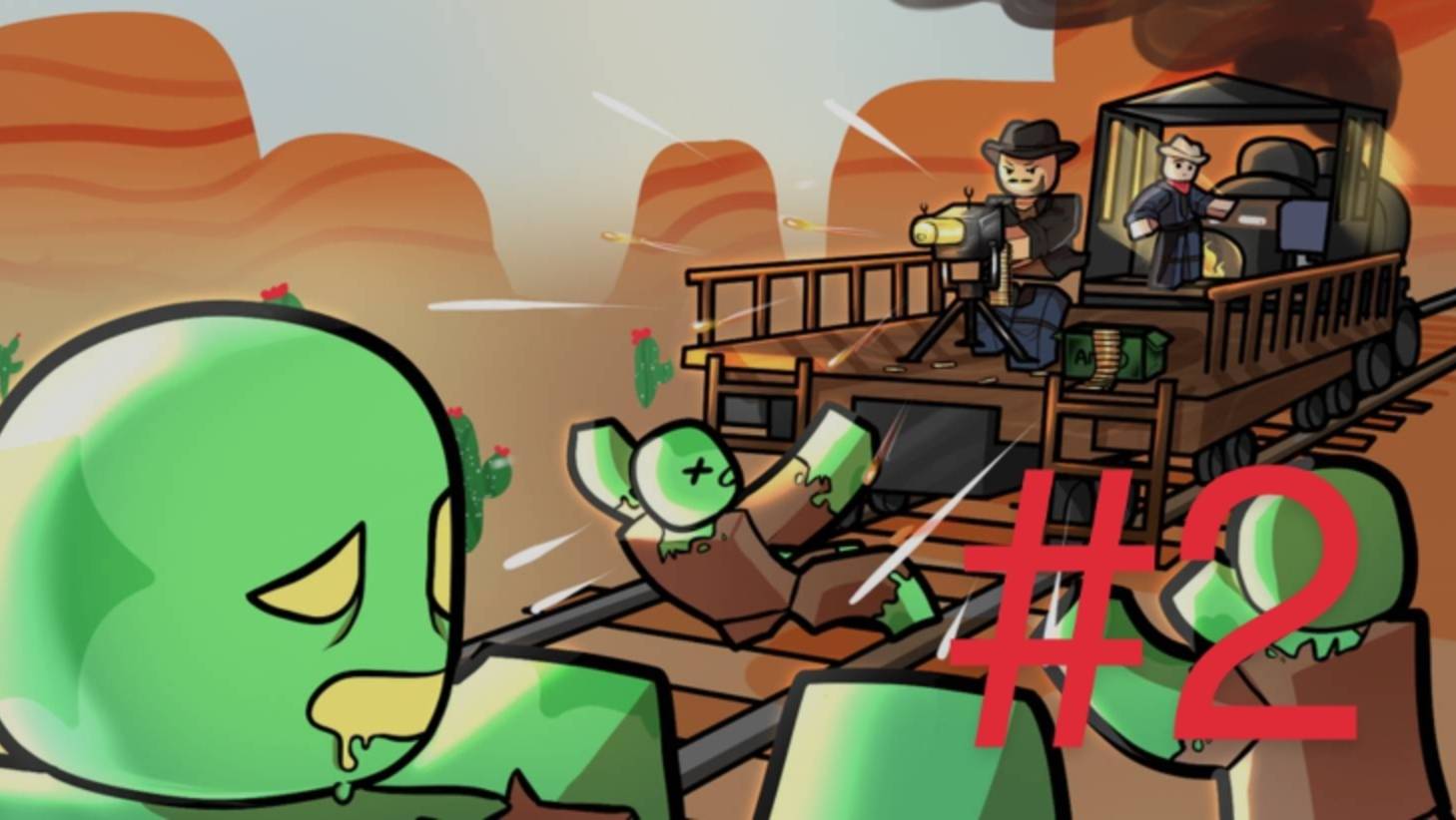 Играем с братом в мёртвые рельсы в роблокс : 2 часть