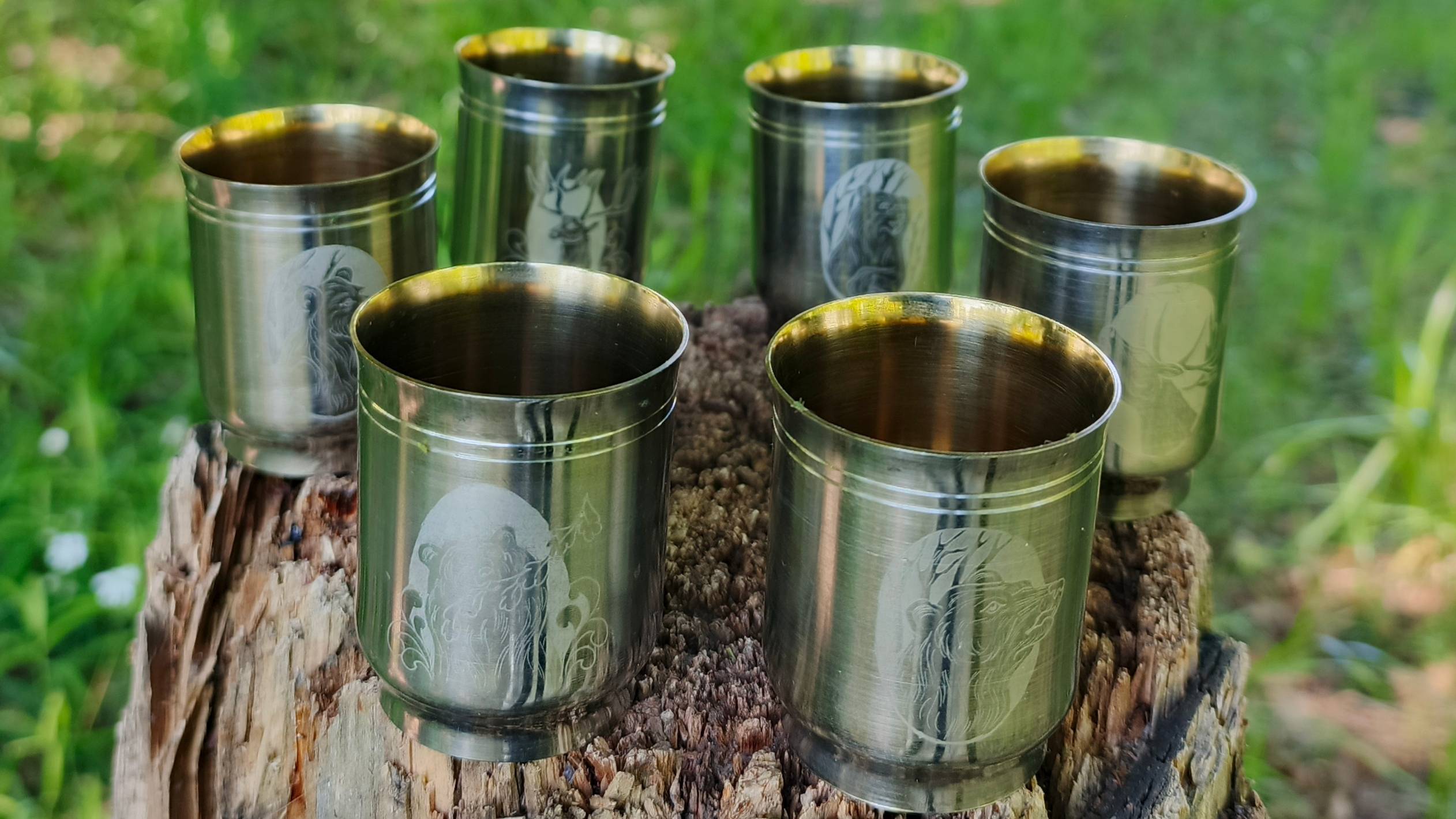 Элегантная ретро рюмка «Для любых случаев» из нержавеющей стали объёмом 50 мл