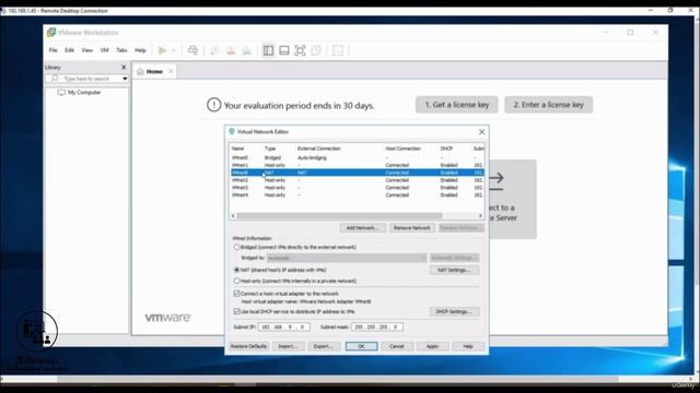 CCSA_Udemy_18_03. VMware Workstation Adaptor Settings