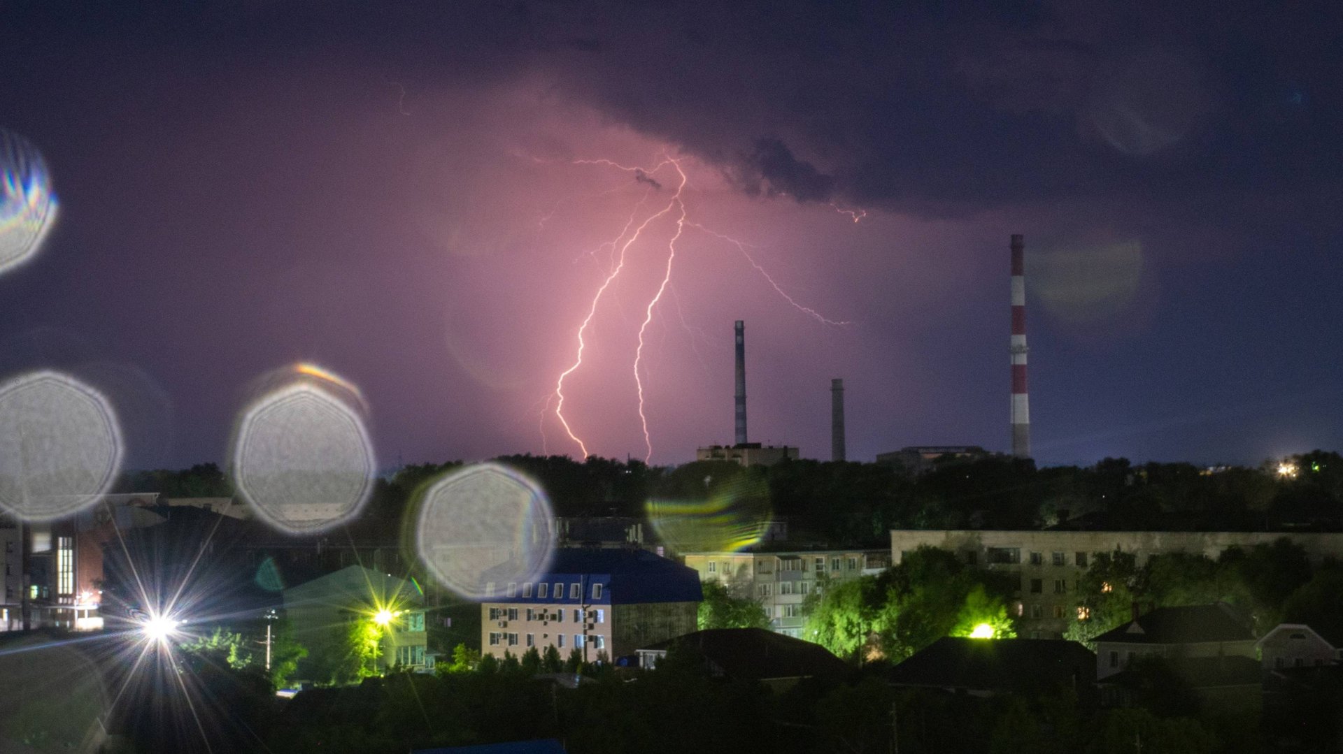 Вечерняя гроза 14 июня 2020