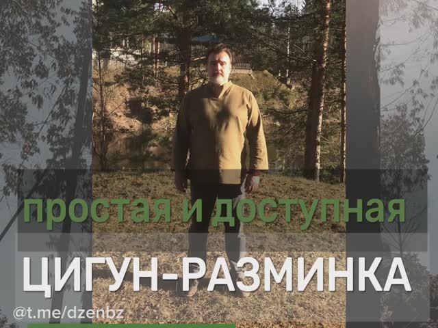 Цигун-разминка 12 упражнений стоя