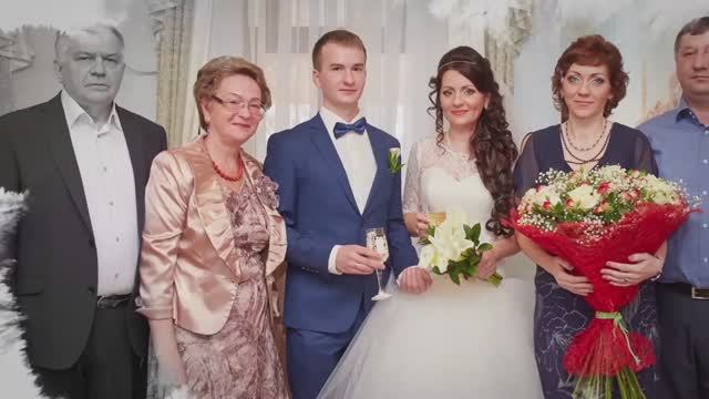 Слайд шоу из фотографий хорошее дополнение к свадебному фильму!
