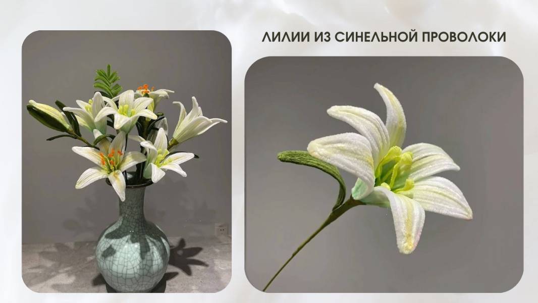 ЛИЛИИ И СИНЕЛЬНОЙ ПРОВОЛОКИ