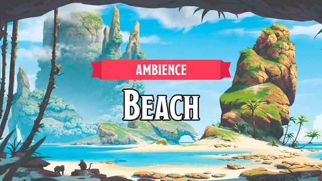 Beach D&D TTRPG Ambience 1 Hour by Bardify