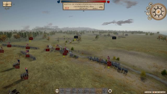 Grand Tactician: The Civil War #38 - Бой в полях за инициативу