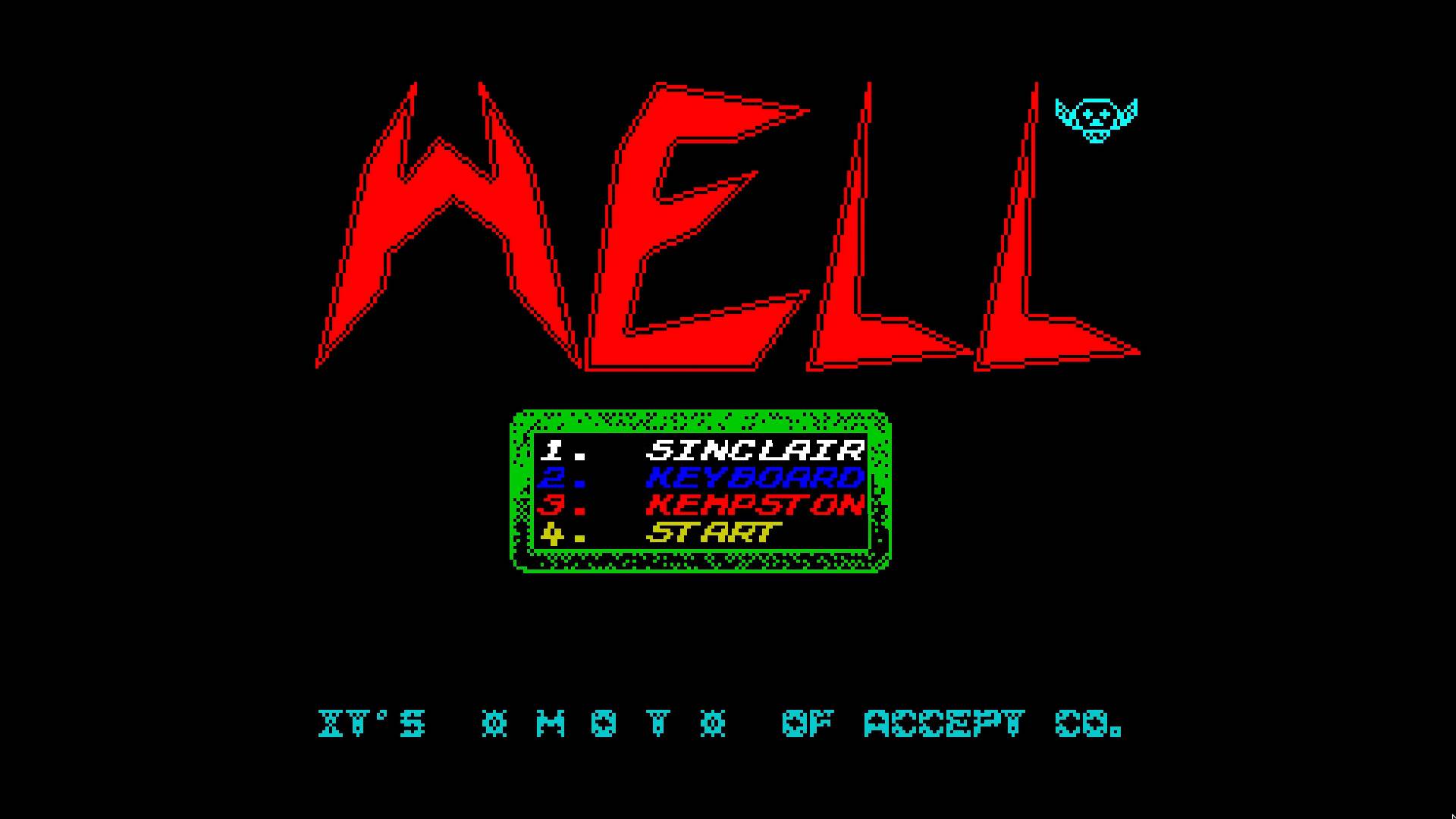 Аркадная космическая стрелялка "HELL" by Accept Corp. [#ZX-Spectrum Game]