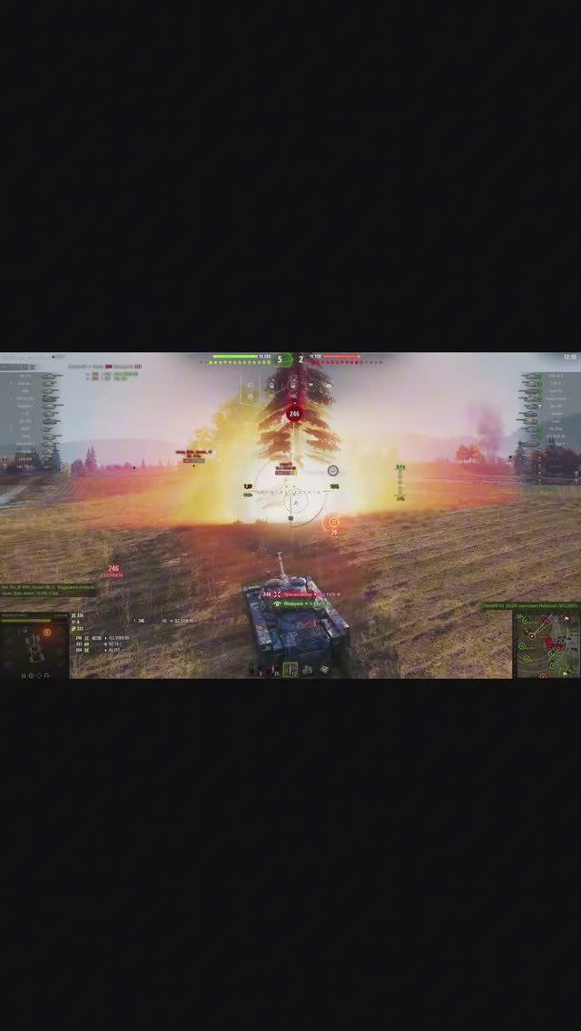 Когда перевернулся колёсный танк