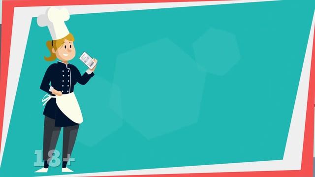 Графический ролик - реклама приложения "Мой налог": кондитер