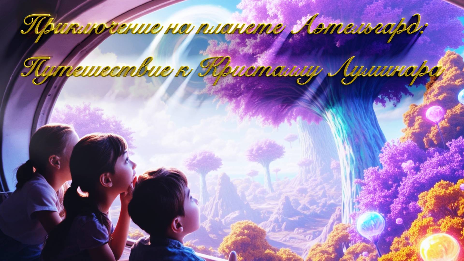 Приключение на планете Аэтельгард:🚀 Путешествие к Кристаллу Луминара. Аудиорассказ для детей.