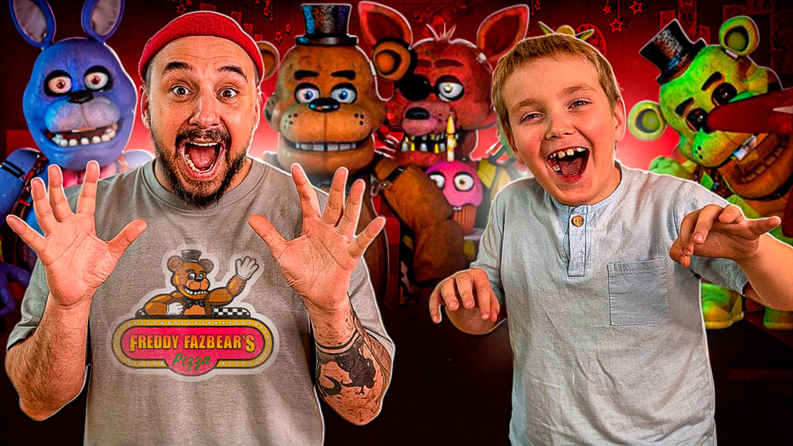 Продержаться 5 ночей с Фредди? Роб и Андрюша играют во FNAF!