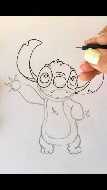 Давайте нарисуем Стича 😍