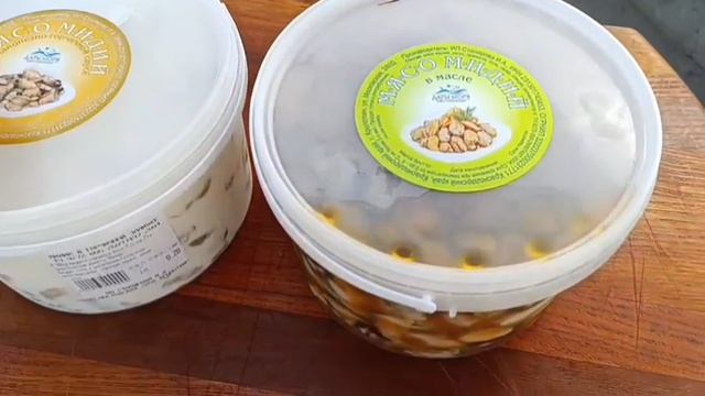 Мидии чилийские в соусе