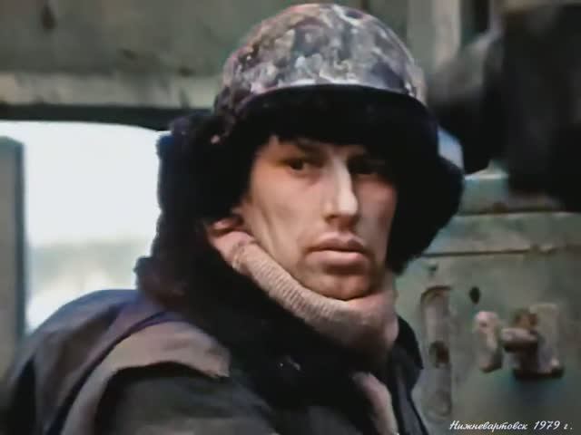 Колоризация видео с оцифрованной черно-белой кинопленки 1979 года