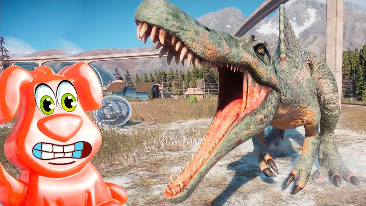 Стасик посетил зоопарк Jurassic World 2 с динозаврами. Они охотятся за человечиками и за Стасиком.