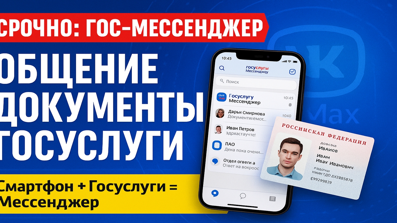 🚨 Срочно! В России создают национальный мессенджер — закон уже принят