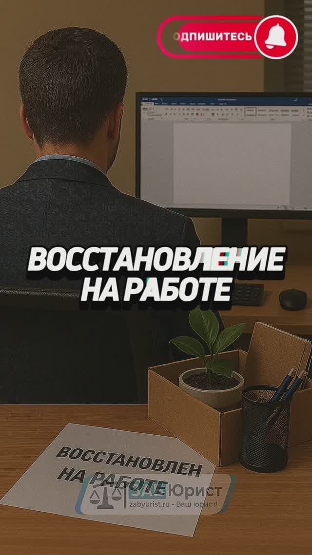Восстановление на работе