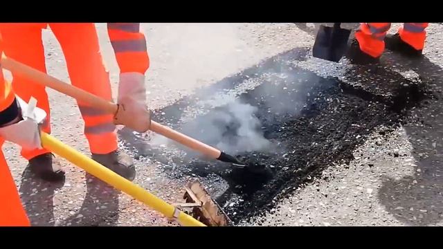 Инфракрасный нагреватель асфальта, локальная регенерация асфальта, инфракрасный ремонт дорог.