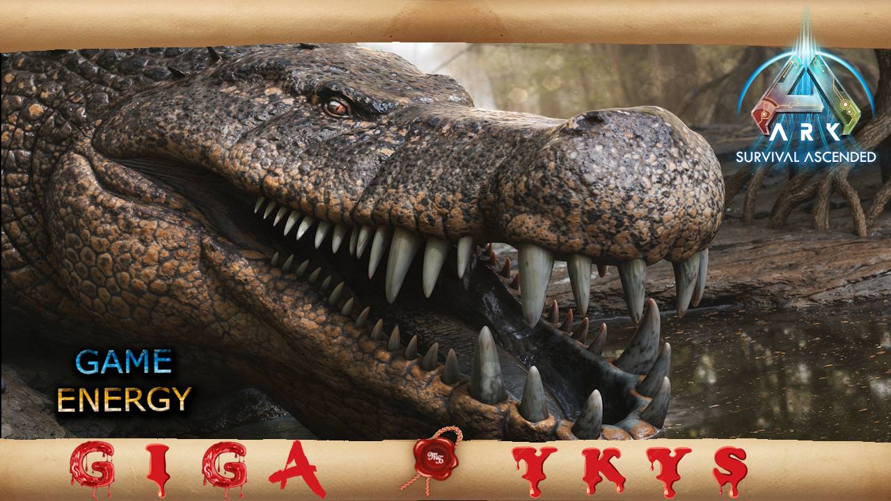 "Гига укус". ARK ascended. 6-ой день. Шестой сезон. Astraeos. #GAME ENERGY