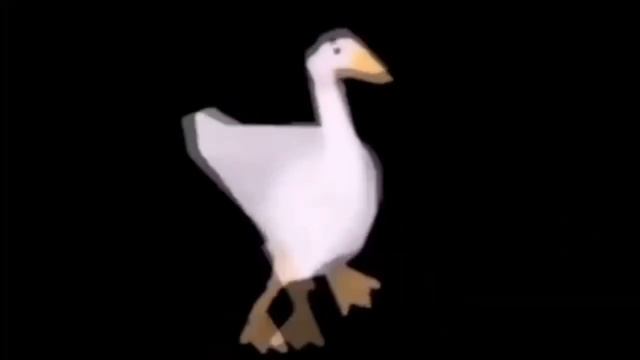гусь танцует одну минуту.