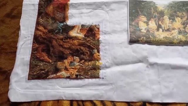 вышивка в процессе ВИДЕО ОТ СОФИИ многоцветки от 10 06