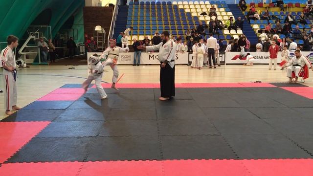 Кубок Департамента образования г. Москвы 12.03.2017 Петр Рыбас (красный шлем) 2 бой