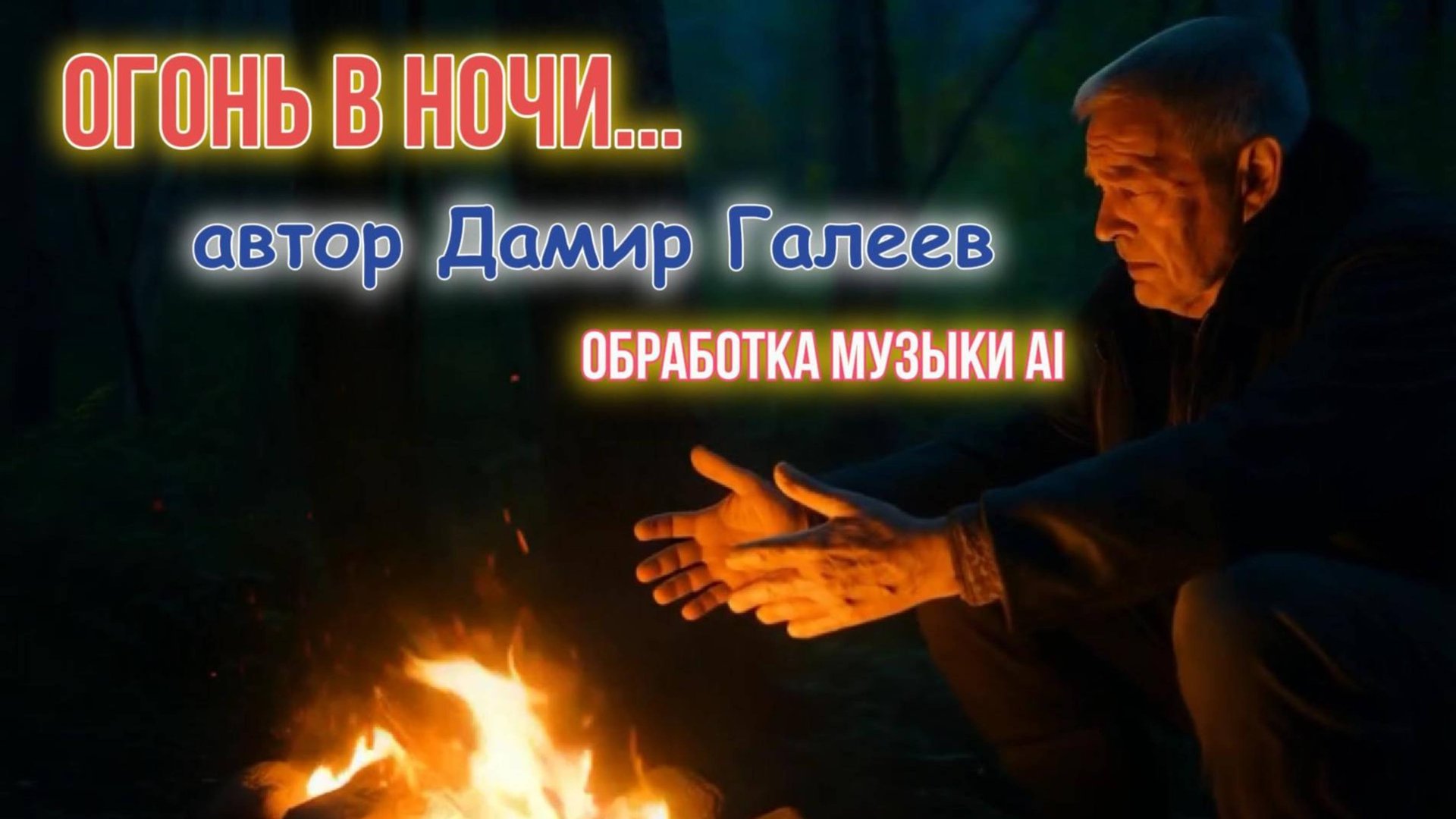 Песня Огонь в ночи - автор Дамир Галеев