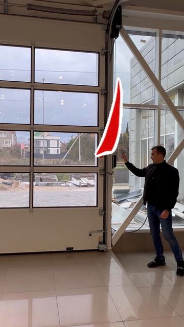 Панорамные промышленные секционные ворота - главное !