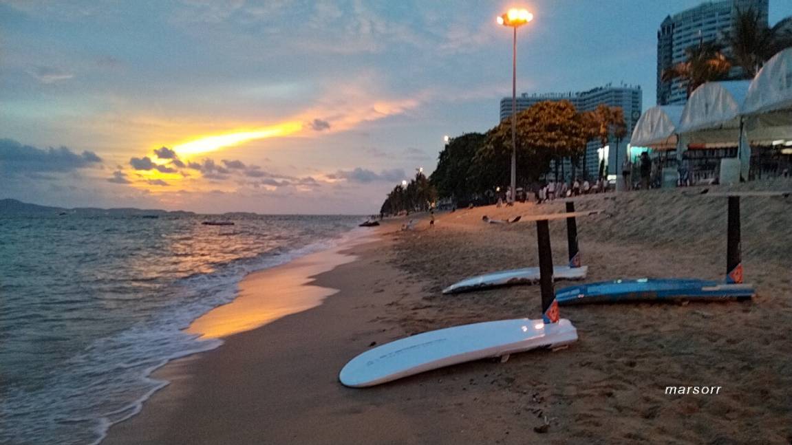 просто берег, набережная, виндсерфинг ч.2 закат