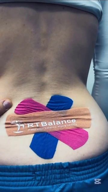 тейпирование при локальной боли в пояснице #RTBalance #АВАР #Лауста @lausta @rehabilitationavar