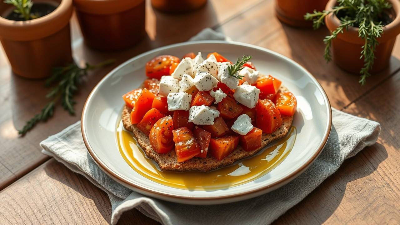 Дакос: секретный рецепт острова Крит с богатым вкусом Средиземноморья!