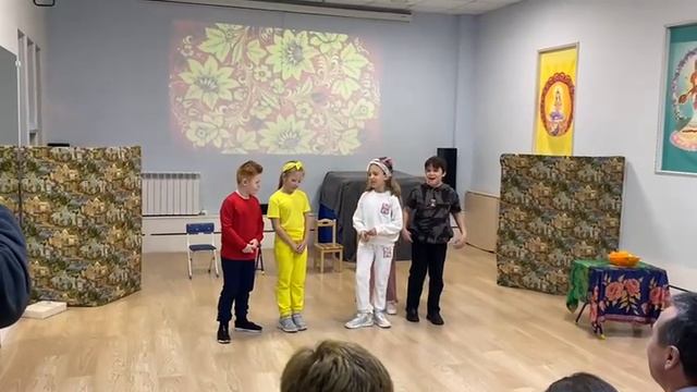 Театральная студия в г. Мытищи. Выступление перед родителями, 2025 г. Фрагмент