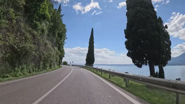 🚗 SmartTV 4К ➤ Из Рива-дель-Гарда в Пескьера-дель-Гарда в Италии! UHD 60fps