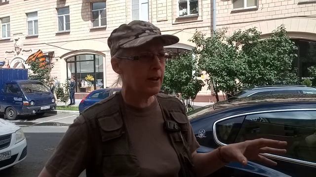 Татьяна Расторгуева у посольства Италии об агрессии стран НАТО под единым руководством США 29.07.24