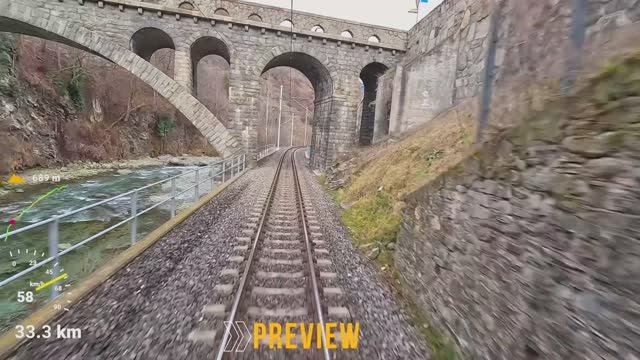 🚄 4К SmartTV ➤ Glacier Express Церматт - Бриг, железная дорога Маттерхорн-Готард, Швейцария! 60fps