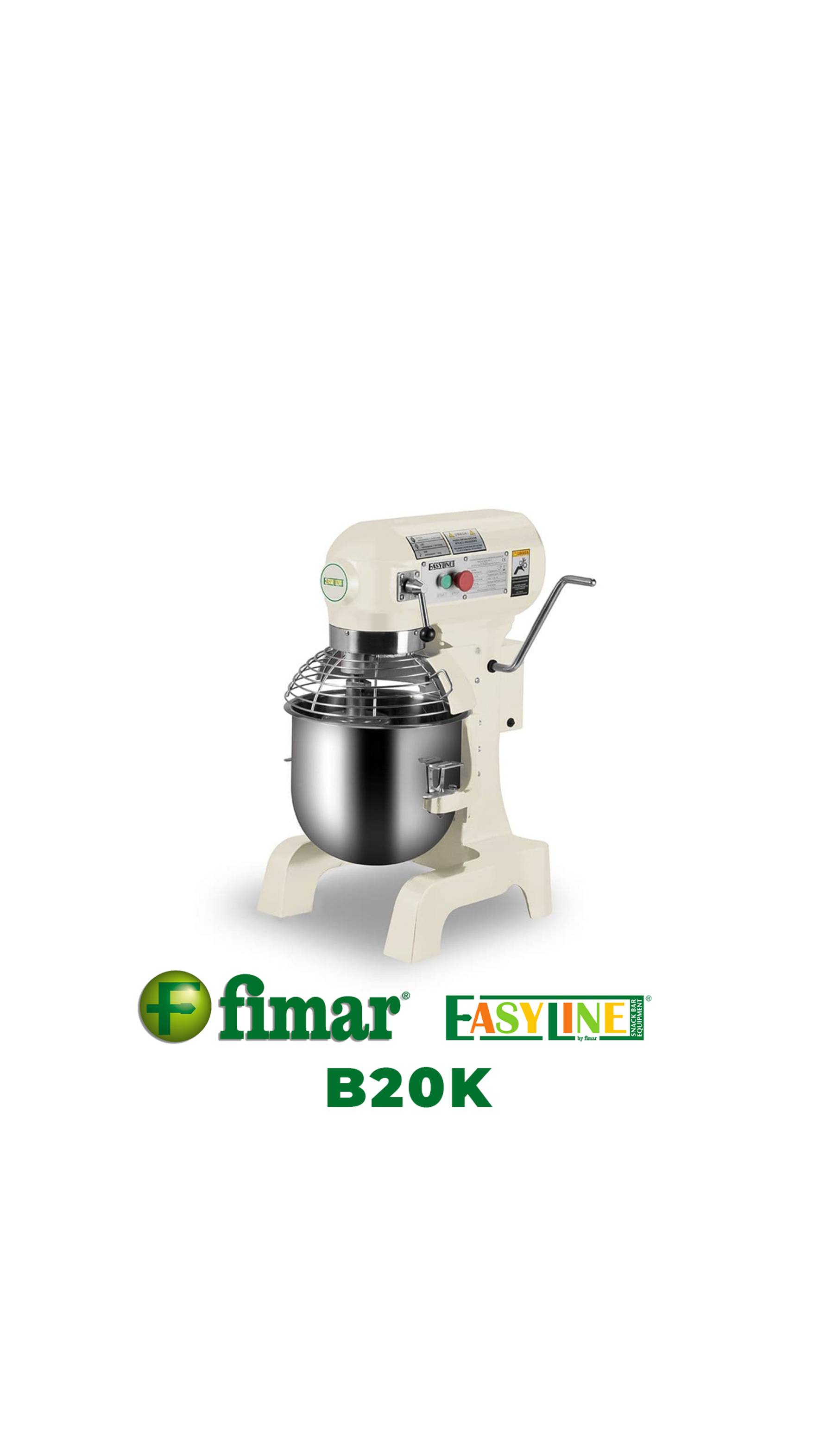 Обзор на планетарный миксер Fimar Easyline B20K