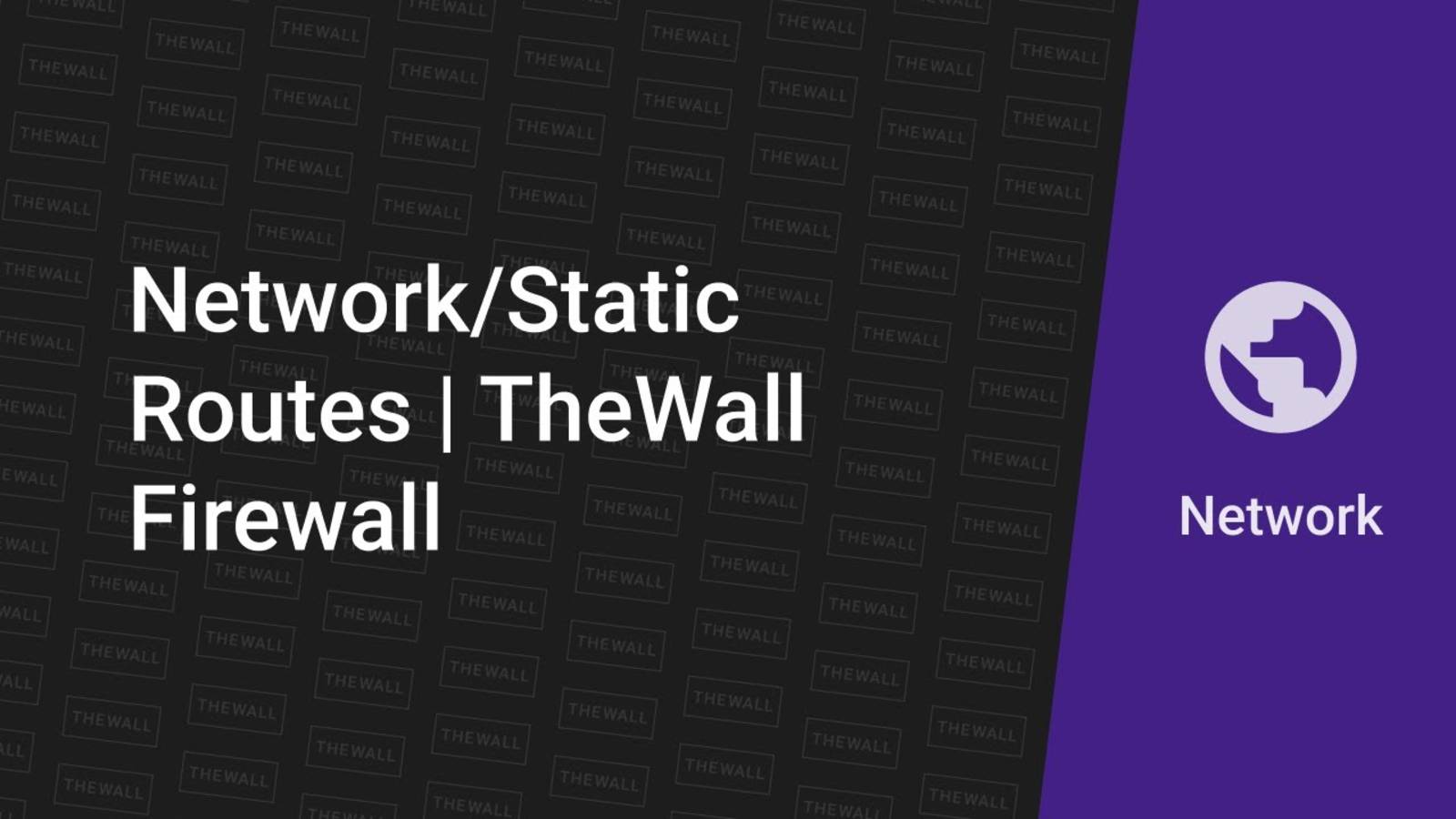 Network/Static Routes (версия 1.2.0)