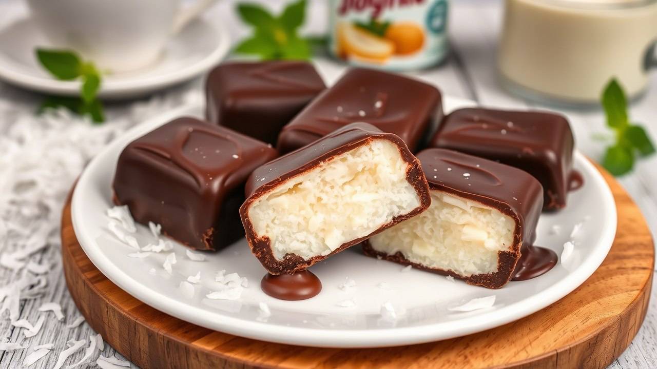 Шоколадно-кокосовый рай: домашние батончики Баунти — сочно, сладко, незабываемо!