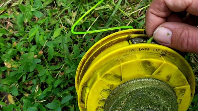 Бензиновый триммер Huter замена лески