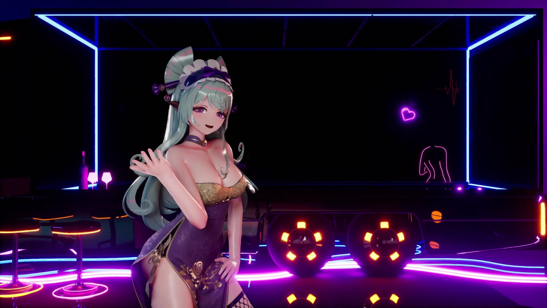 Юмэмидзуки Мидзуки Party Tonight【Genshin impact】【MMD】