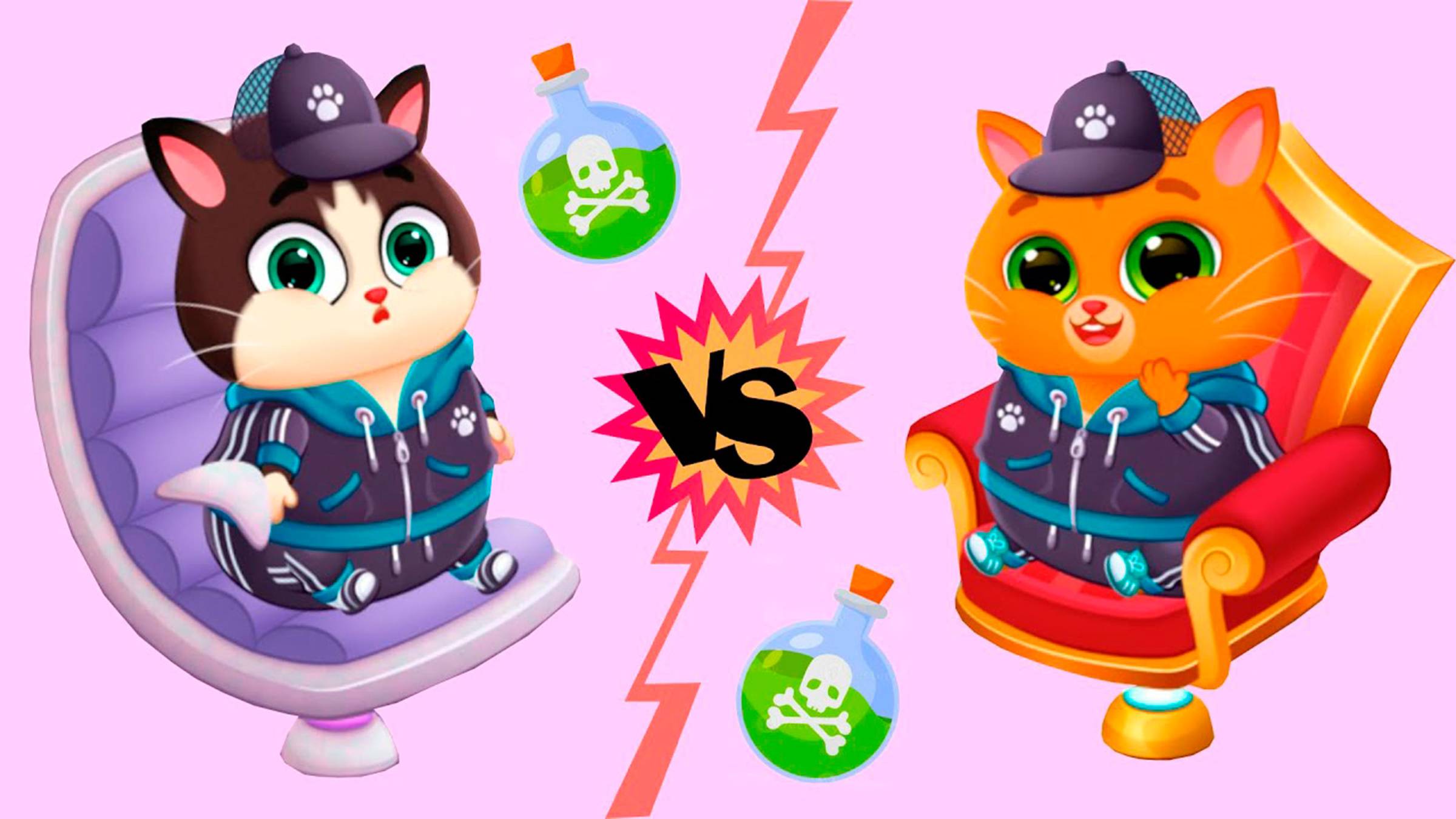 Суровый КОТИК БУБУ 2 №16. Турнир зелий. Мультик ИГРА про котят на Хвостик ТВ